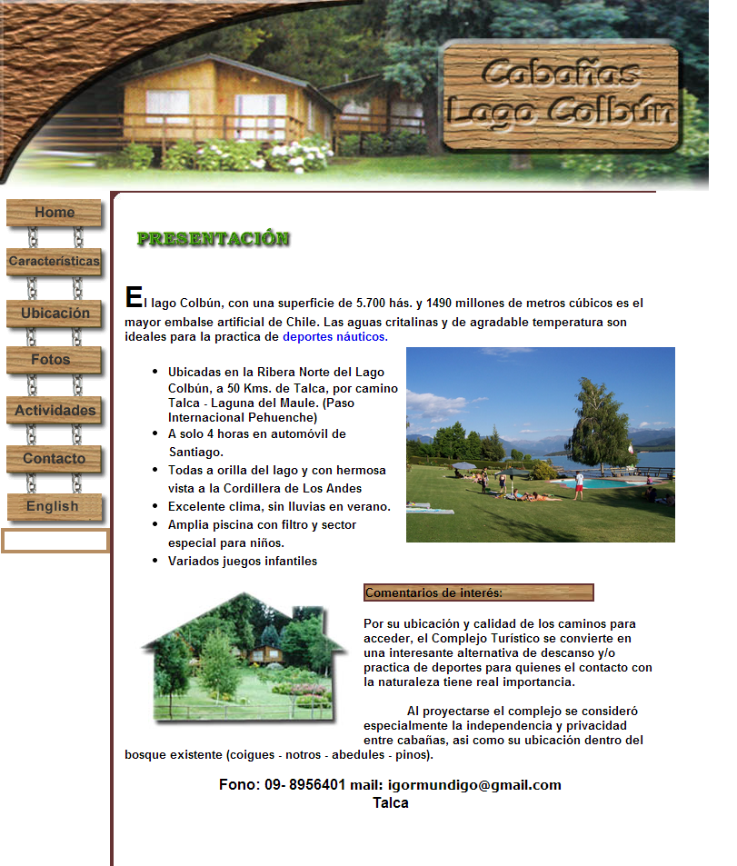 Cabañas Lago Colbun - CabanasChile